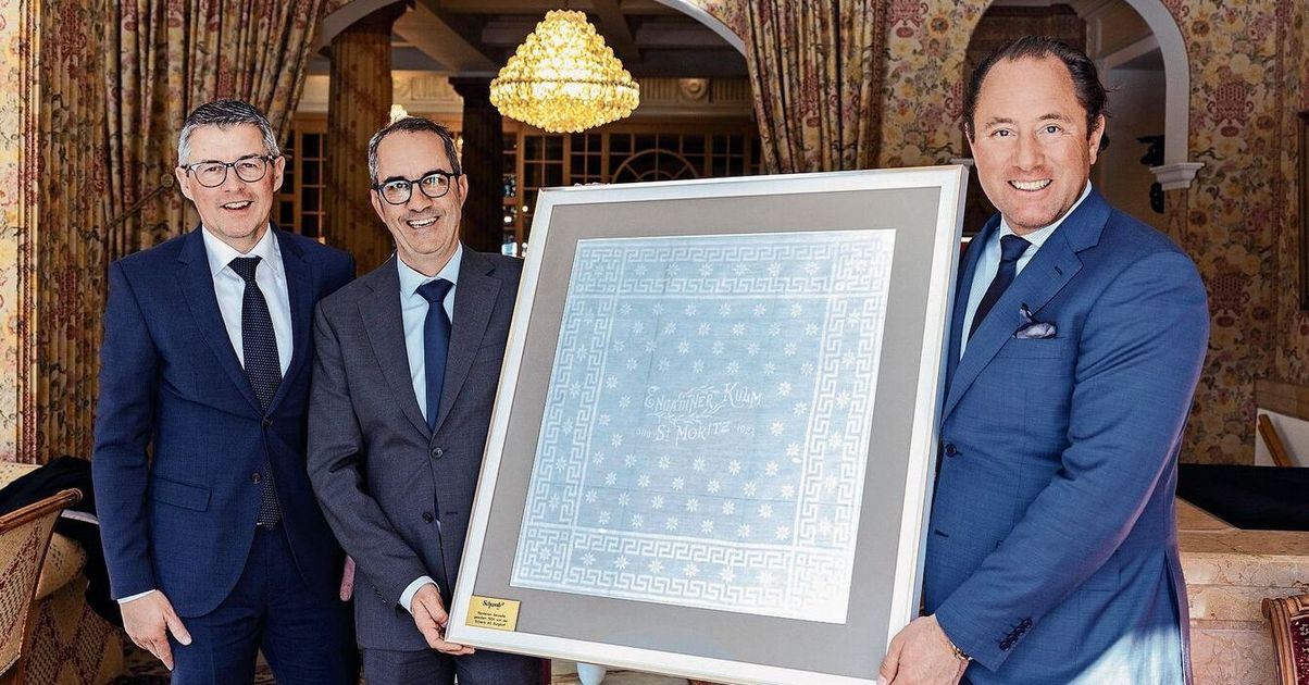 100-jährige Schwob-Serviette in Bündner Hotel aufgetaucht - htr.ch