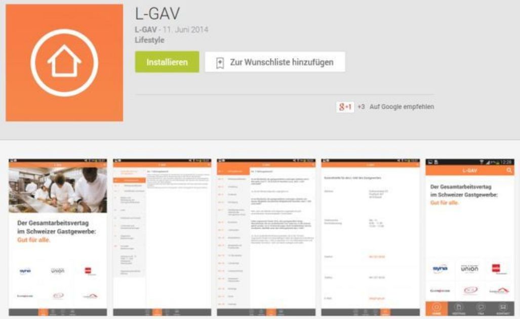 Gastgewerbe lanciert App für L-GAV - htr.ch