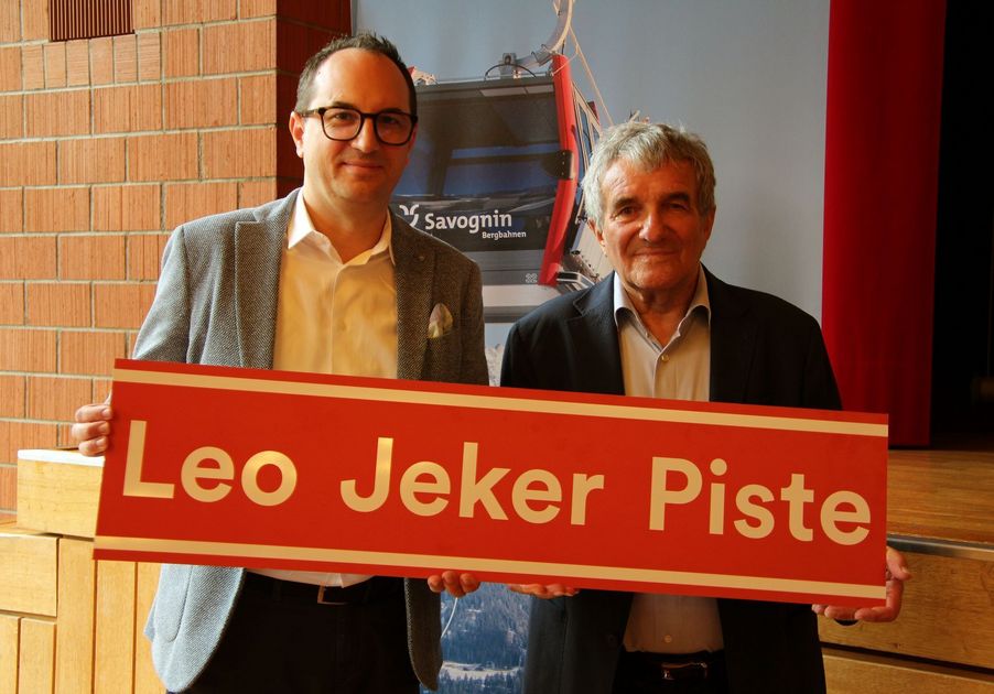 Leo Jeker verabschiedet sich nach 60 Jahren Einsatz von den Savognin ...
