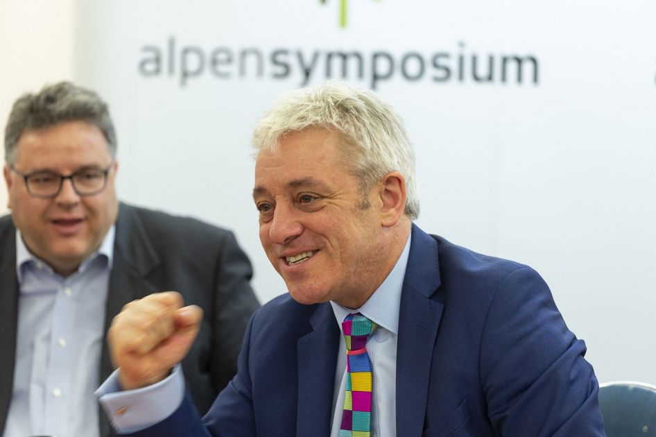 John Bercow zu Besuch in Interlaken - htr.ch